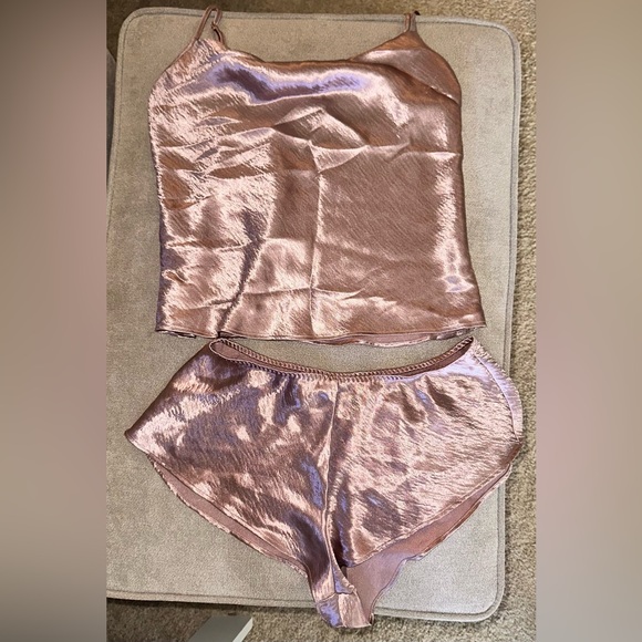 Victoria's Secret | Intimates & Sleepwear | Vs Silk Pj Set | Poshmark